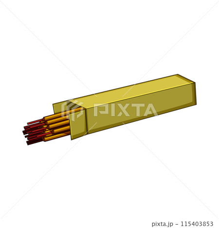 electrode electrodes welding cartoon vector...のイラスト素材 [115403853] - PIXTA