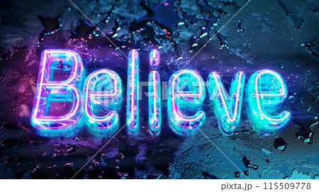 Holo Slime Hope and Faith concept art poster.のイラスト素材 [115509778] - PIXTA