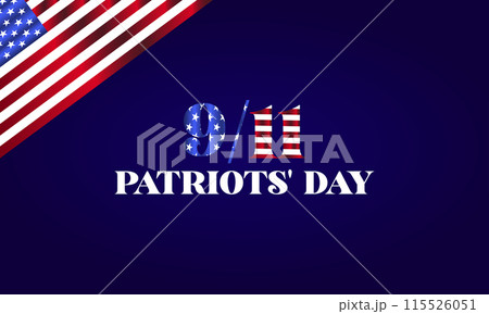 Quiet 911 Patriots Day We Will Never Forget...のイラスト素材 [115526051] - PIXTA
