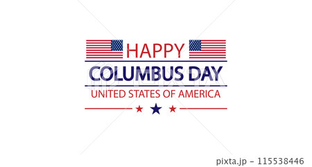 Columbus Day A Reflection of American Valuesのイラスト素材 [115538446] - PIXTA