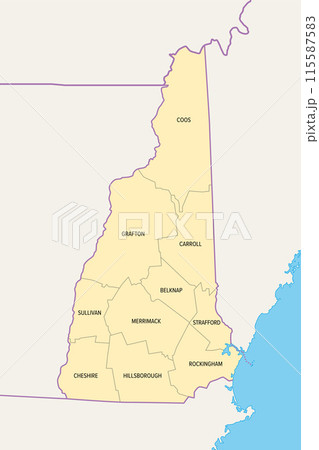 New Hampshire County Map