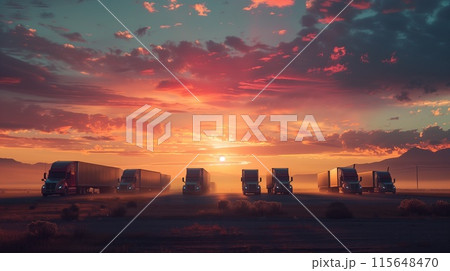 "Sunrise Convoy Rest"のイラスト素材 [115648470] - PIXTA