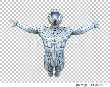 Cyber man - Stock Illustration [115679596] - PIXTA