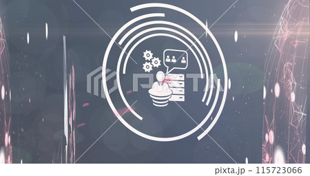 Image of interface with business and data...のイラスト素材 [115723066] - PIXTA