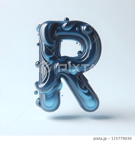 Dissolving Letter R.のイラスト素材 [115779830] - PIXTA