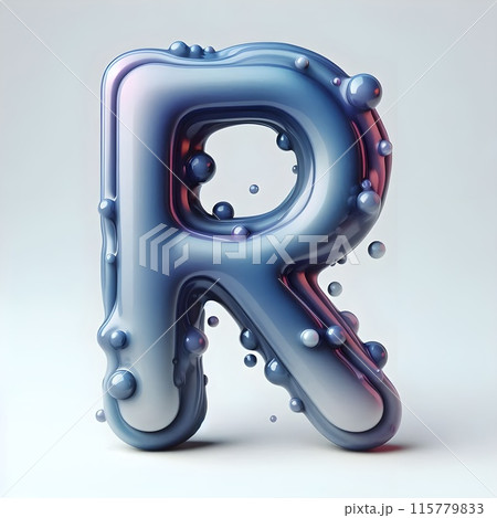 Dissolving Letter R.のイラスト素材 [115779833] - PIXTA