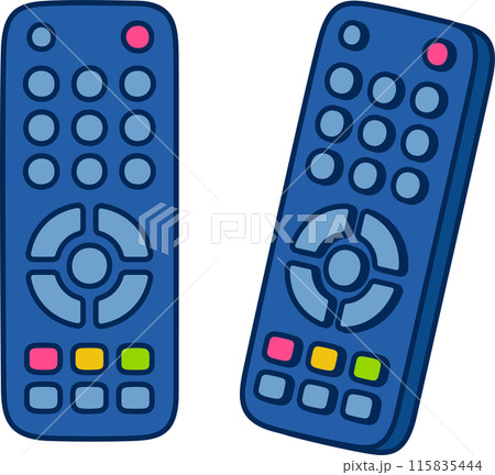 TV remote control cartoon drawingのイラスト素材 [115835444] - PIXTA