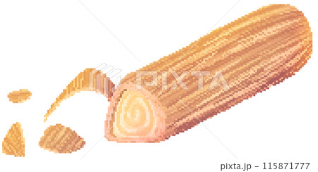 Eclair in pixel art styleのイラスト素材 [115871777] - PIXTA