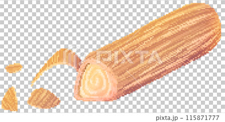 Eclair in pixel art styleのイラスト素材 [115871777] - PIXTA