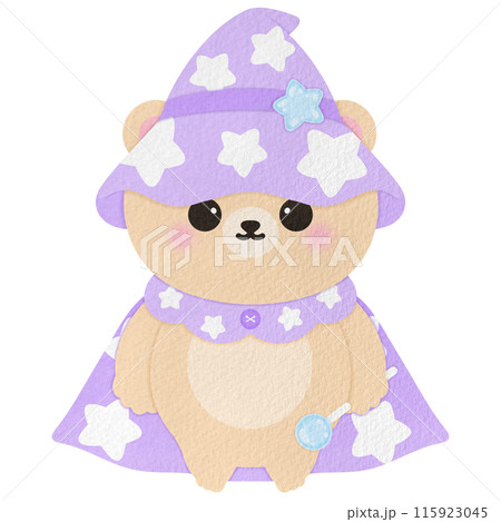 Magic Bear Cartoon Cute Magic Bear Cartoon...のイラスト素材 [115923045] - PIXTA