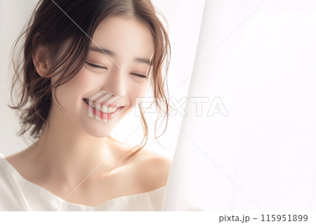 スキンケア・女性「AI生成画像」のイラスト素材 [115951899] - PIXTA