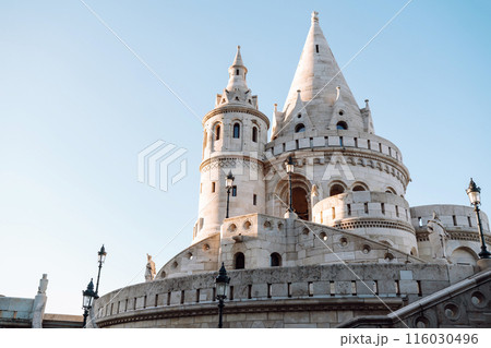 Beautiful castle on a spring day. Blue sky,...の写真素材 [116030496] - PIXTA