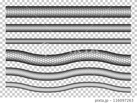 Seamless snake scale pattern with straight and... - Stock Illustration ...
