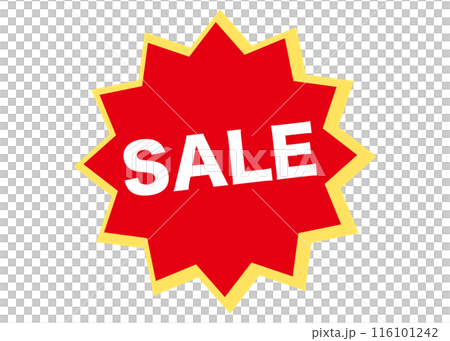 Sale icon red - Stock Illustration [116101242] - PIXTA