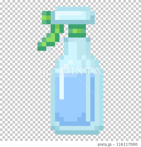 Pixel art of a spray bottle - Stock Illustration [116117000] - PIXTA