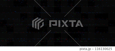Static RGB noise lines. Interference texture....のイラスト素材 [116130025] - PIXTA