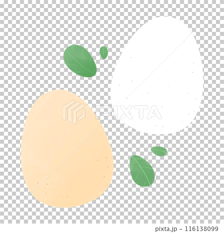 Egg Cartoon illustration White Egg Cartoon...-插圖素材 [116138099] - PIXTA圖庫
