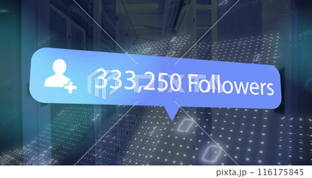 Image of profile icon with increasing followers...のイラスト素材 [116175845 ...