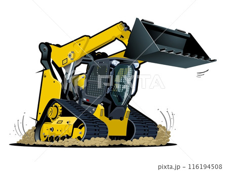 Vector Cartoon Skid Steerのイラスト素材 [116194508] - PIXTA