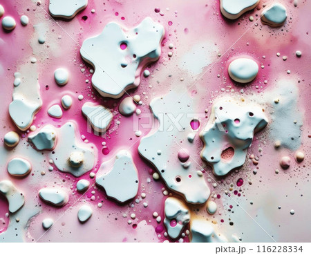 Surreal background with porous stone texture...のイラスト素材 [116228334] - PIXTA