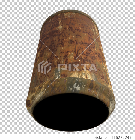 The rusty can png image 3d rendering.のイラスト素材 [116272243] - PIXTA