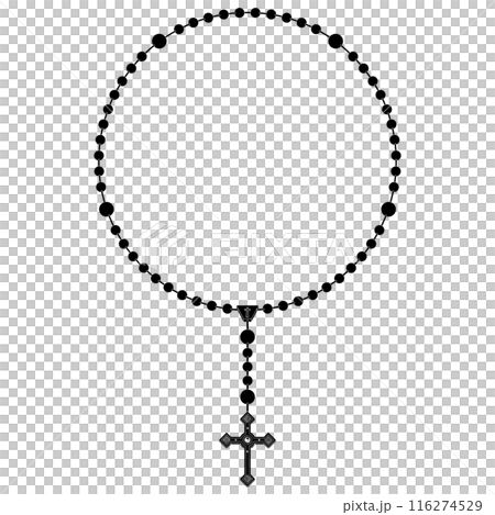 Christian rosary in circular shapeのイラスト素材 [116274529] - PIXTA