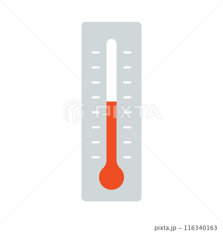 Temperature Scale. Vector illustration isolated...のイラスト素材 [116340163 ...