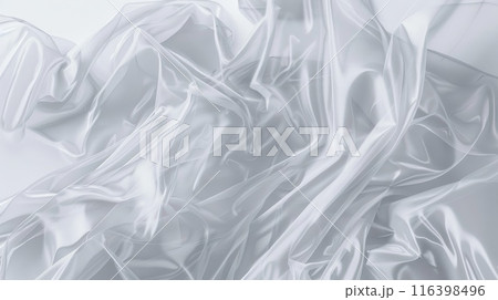 Abstract White Translucent Fabric Background....のイラスト素材 [116398496] - PIXTA