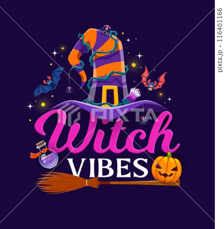Halloween holiday quote, t shirt print witch...のイラスト素材 [116401166] - PIXTA