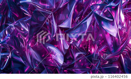 Abstract Metallic Purple and Pink Iridescent...のイラスト素材 [116402456] - PIXTA