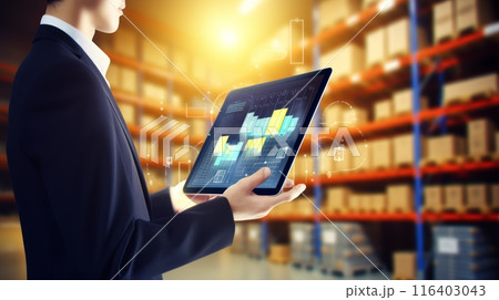 Smart Inventory management system conceptのイラスト素材 [116403043] - PIXTA