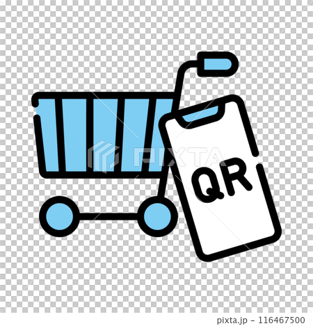 Shopping cart QR code - Stock Illustration [116467500] - PIXTA