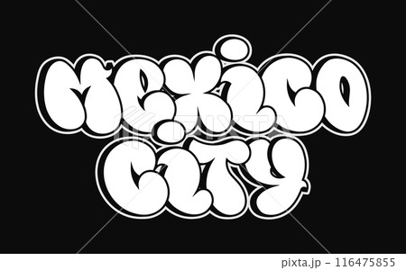 Mexicaanse Graffiti Letters