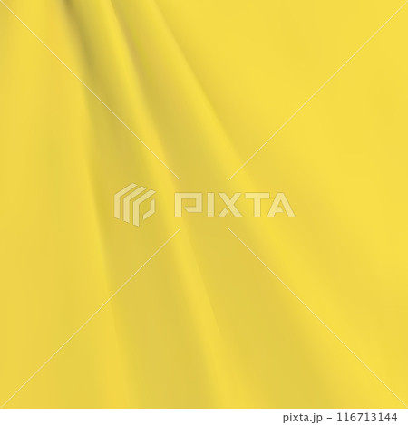 Yellow crumpled fabric texture background. eps 10のイラスト素材 [116713144 ...