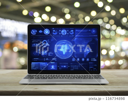 Futuristic user interface technology online...のイラスト素材 [116734898] - PIXTA