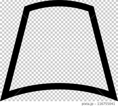 Square bold shape element. Geometric designのイラスト素材 [116755041] - PIXTA