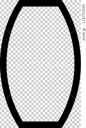 Square bold shape element. Geometric designのイラスト素材 [116755044] - PIXTA