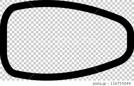 Square bold shape element. Geometric designのイラスト素材 [116755049] - PIXTA