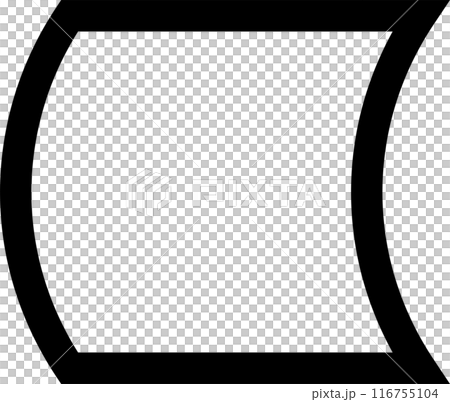 Square bold shape element. Geometric designのイラスト素材 [116755104] - PIXTA