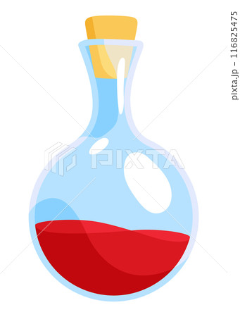 Liquid in the flask game icon. Vector cartoon...のイラスト素材 [116825475] - PIXTA