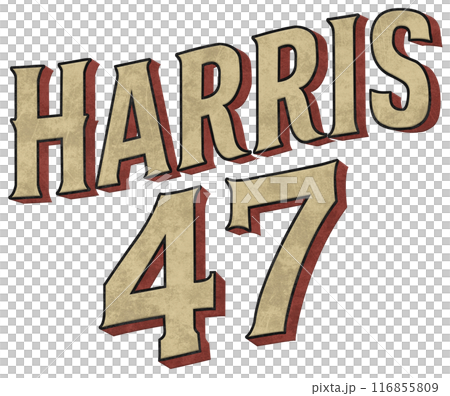 Harris 47 Vintage calligraphyのイラスト素材 [116855809] - PIXTA