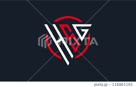 HSG triangle modern logoのイラスト素材 [116861193] - PIXTA