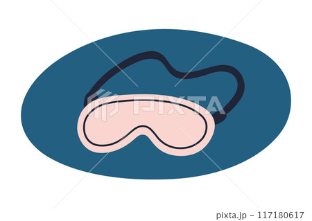 Vector illustration of a sleep mask for...のイラスト素材 [117180617] - PIXTA