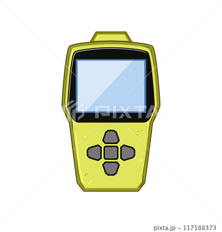vehicle car diagnostic scanner cartoon vector...のイラスト素材 [117188373] - PIXTA