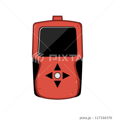engine car diagnostic scanner cartoon vector...のイラスト素材 [117188376] - PIXTA