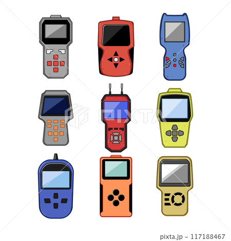 car diagnostic scanner set cartoon vector...のイラスト素材 [117188467] - PIXTA