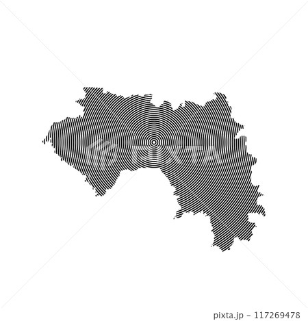Guinea map iconのイラスト素材 [117269478] - PIXTA
