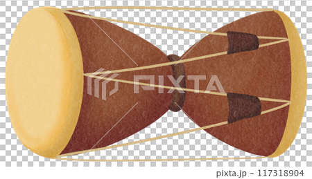 janggu Korean drumのイラスト素材 [117318904] - PIXTA