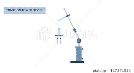 Traction tower deviceのイラスト素材 [117371010] - PIXTA