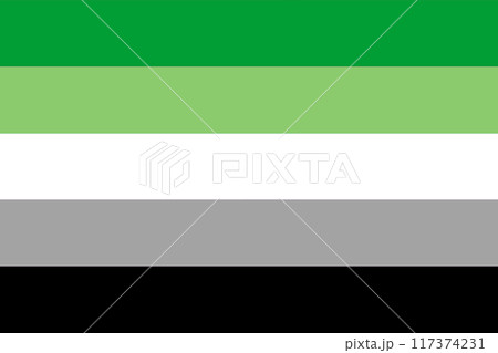 Aromantic pride flag background Illustrationのイラスト素材 [117374231] - PIXTA